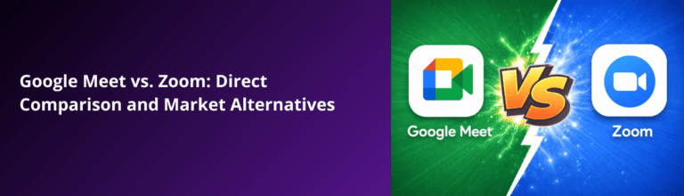Google Meet vs. Zoom: Direct Comparison and Market Alternatives